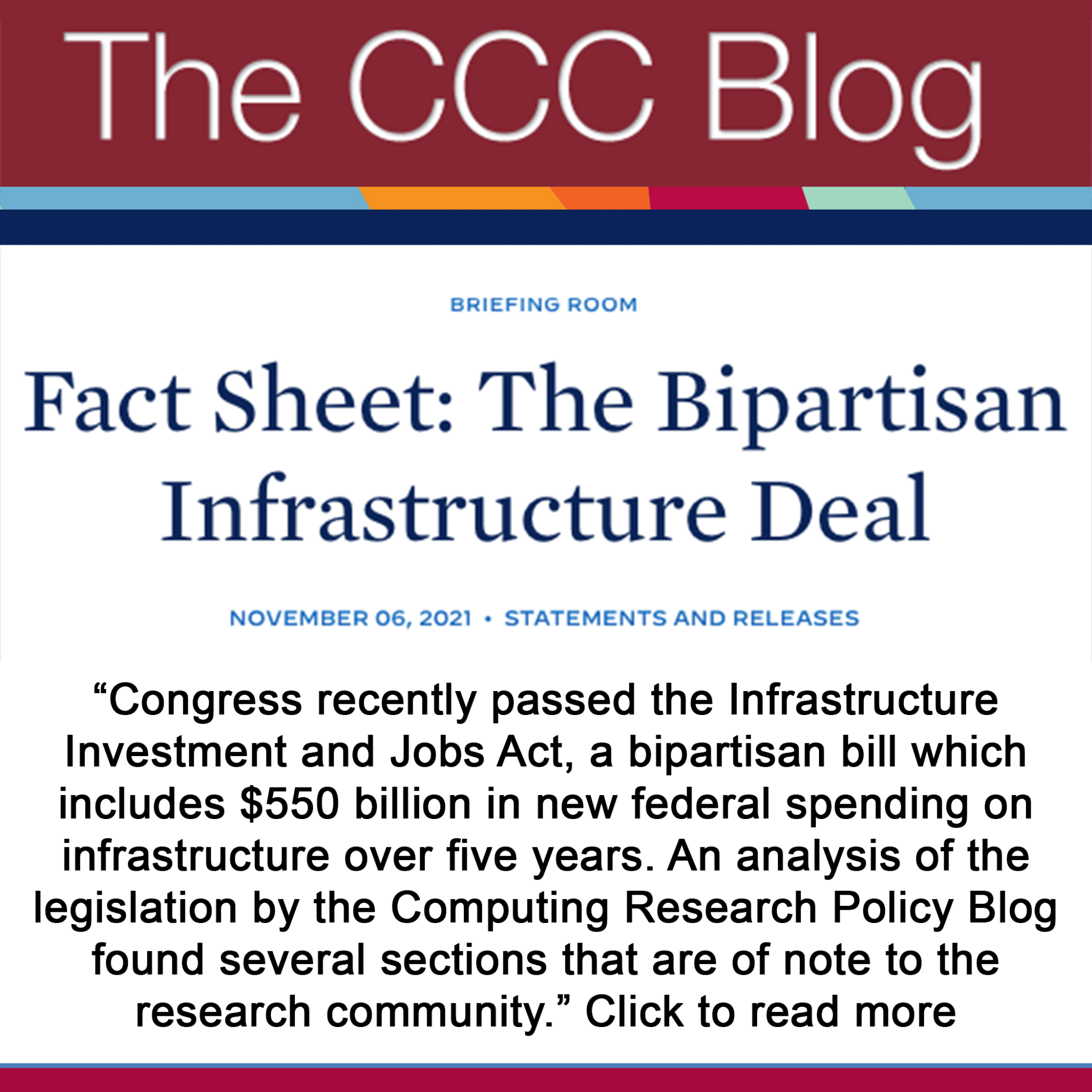 The Computing Community Consortium - CCC